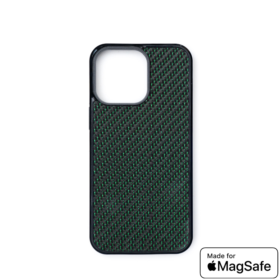 iPhone ClassicArmor™ Series Case - Green Carbon with MagSafe – Stealth ...